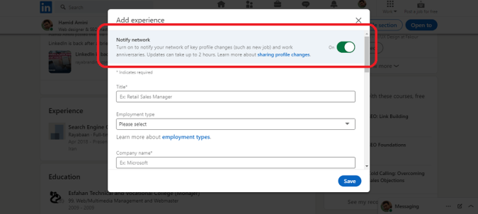 How To Add New Position On LinkedIn 2024 | Rayabaan