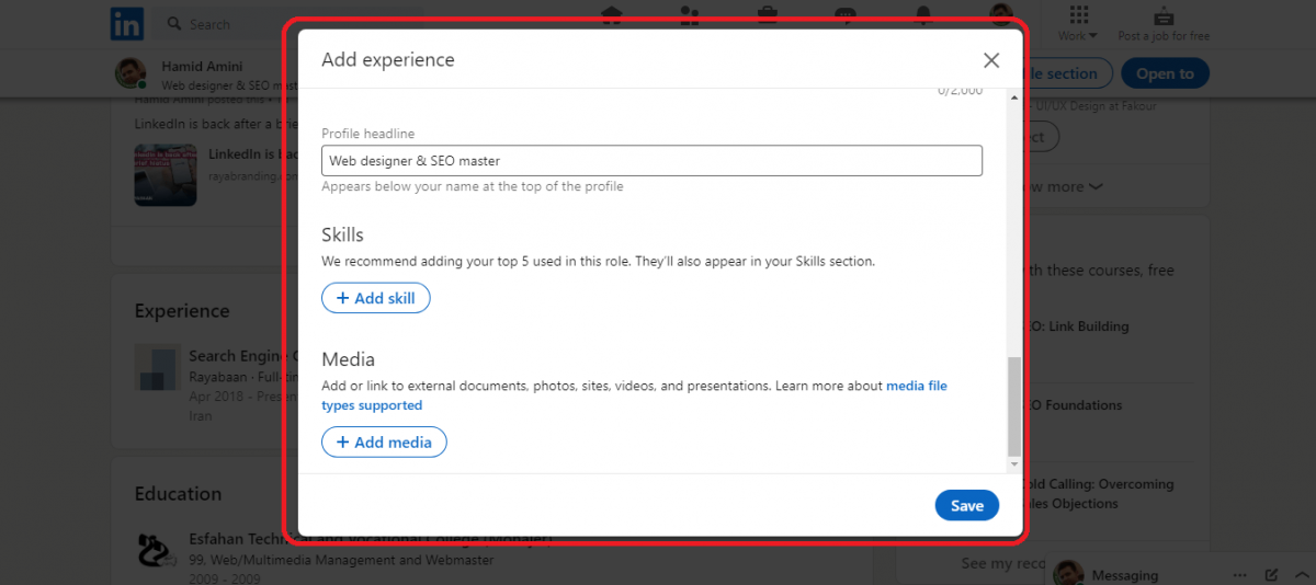 How To Add New Position On LinkedIn 2024 | Rayabaan