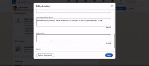 How To Add Major And Minor On LinkedIn 2024 - Rayabaan