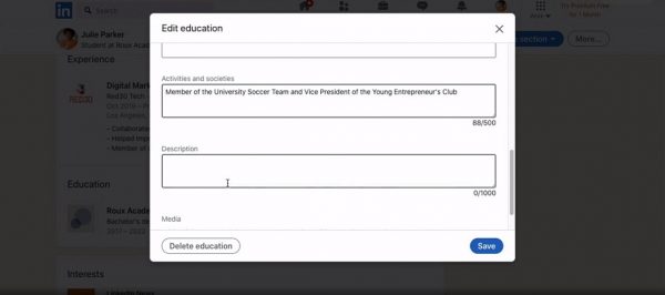 How To Add Major And Minor On LinkedIn 2024 - Rayabaan